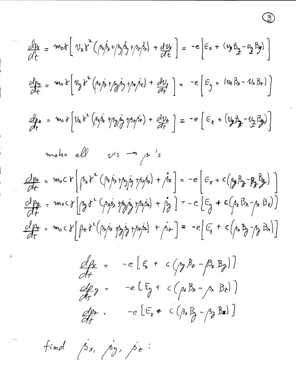 3D Electron Path in Cartesian Space with E and B fields | manuelgarciajr